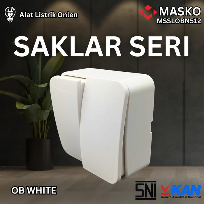 Jual SAKLAR SERI OB PUTIH N512 MASKO - Kota Surabaya - Alat Listrik ...