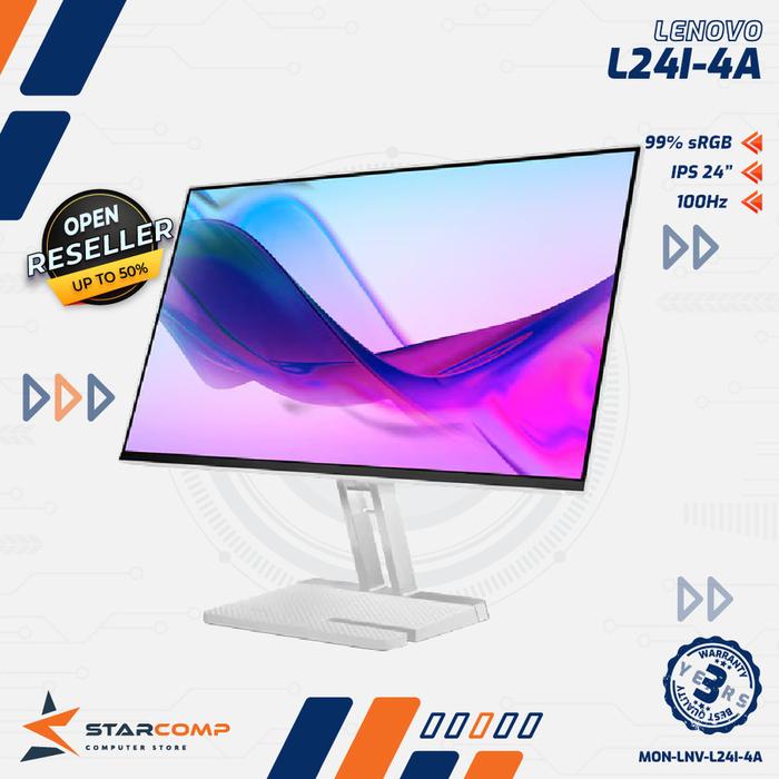 Promo Monitor LED Lenovo L24i-4A 23.8 IPS 100Hz 1ms HDMI VGA 99% sRGB ...
