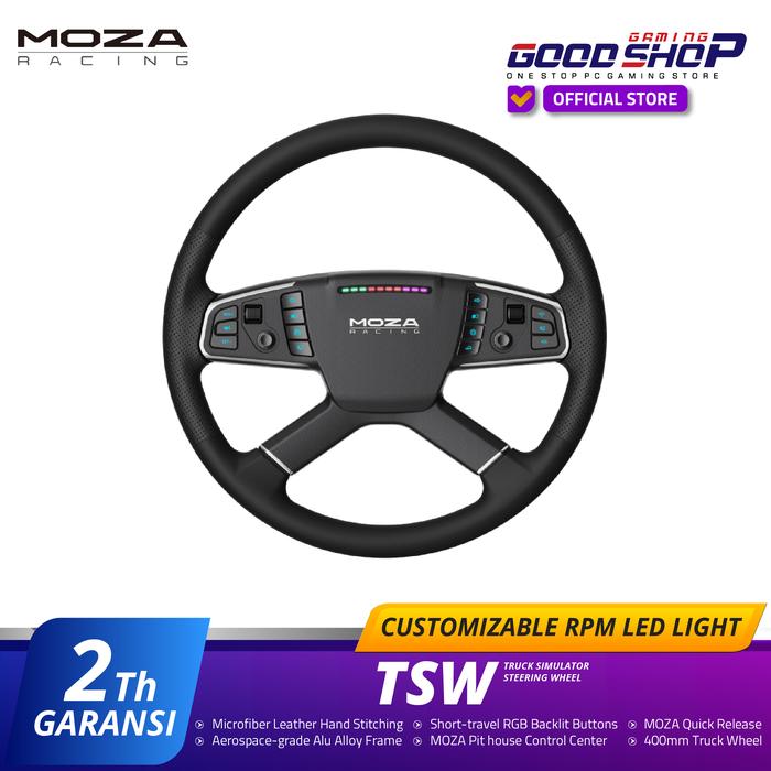 Promo MOZA Racing TSW Truck Simulator Steering Wheel Add On | Trucking ...