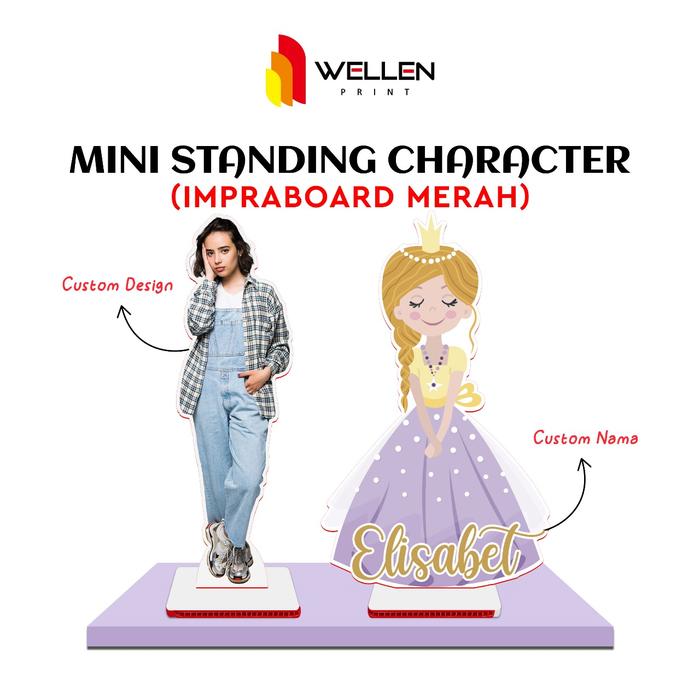 Promo WELLEN PRINT – Cetak Mini Standing Character Impraboard Custom ...