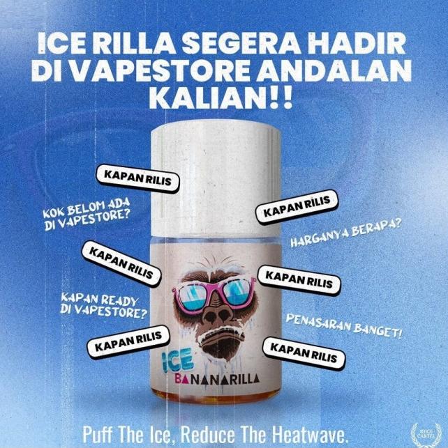 Jual Ice Bananarilla Ice 60ML 3MG Freebase Strawberry Banana Smoothies ...