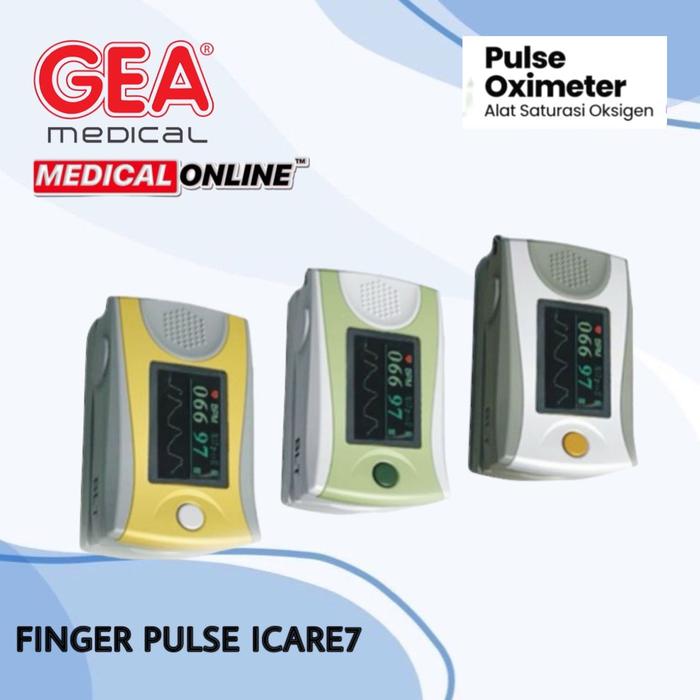 Jual FINGER PULSE OXYMETER ICARE I-CARE 7 GEA OXIMETER SATURASI OKSIGEN ...
