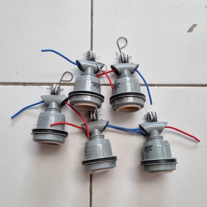 Jual FITTING / FITTING GANTUNG BESI KERAMIK E27 FITTING KAP LAMPU JALAN ...