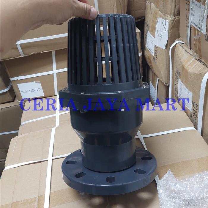 Jual Foot valve pvc flange jis 10k 4" inch DN100 / Foot Valve Type ...