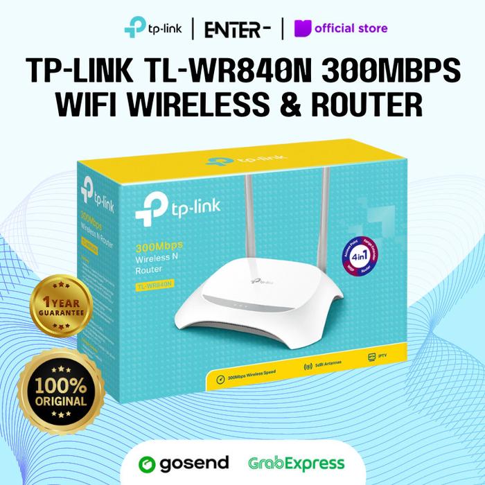 Jual TP-Link TL-WR840N : 300Mbps TPLink WiFi Wireless N Router WR840 ...