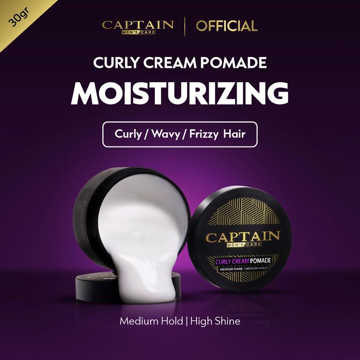 Promo Captain Men's Care Curly Cream Pomade - Travel Size - Jakarta ...