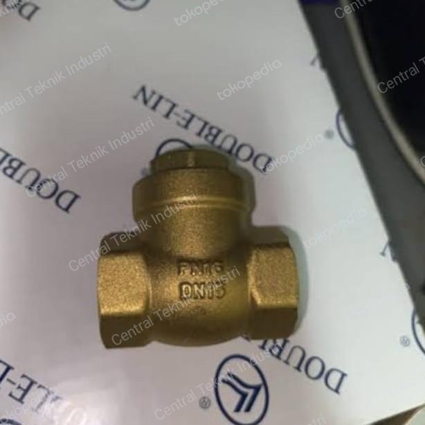 Jual Swing Check Valve 2" inch Klep Tabok Kuningan PN16 DN50 - Jakarta ...