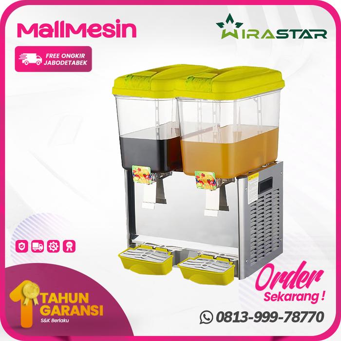 Jual Juice Dispenser Alat Pendingin Minuman Jus, Milo dan Susu 2 Tabung ...