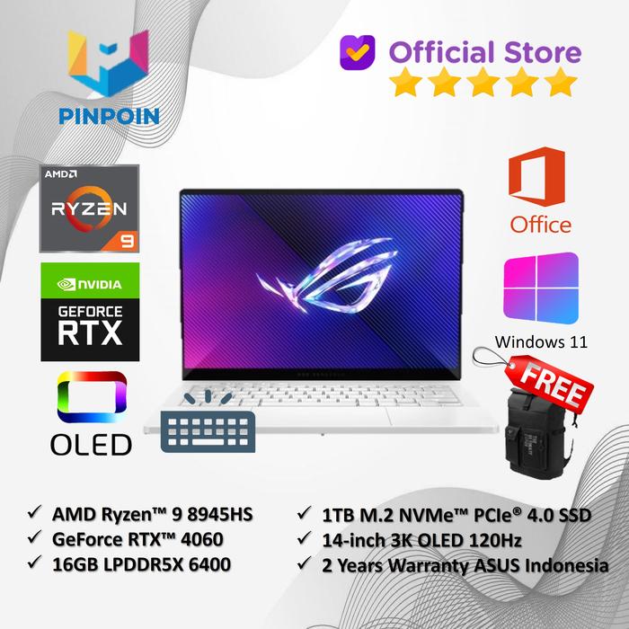 Jual Asus ROG Zephyrus G14 GA403UV AMD Ryzen 9 8945HS 32GB 1TB SSD ...