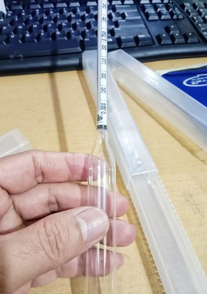 Jual Hydrometer Bensin Test Density BBM Pertamax Pertalite 0.700-0.800 ...