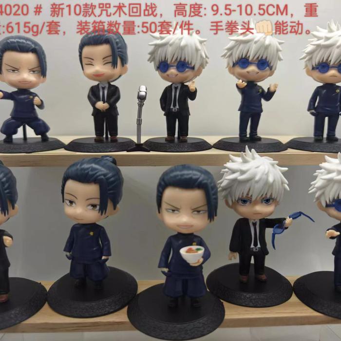 Jual action figure jujutsu kaisen geto dan gojo set isi 10 - Jakarta ...