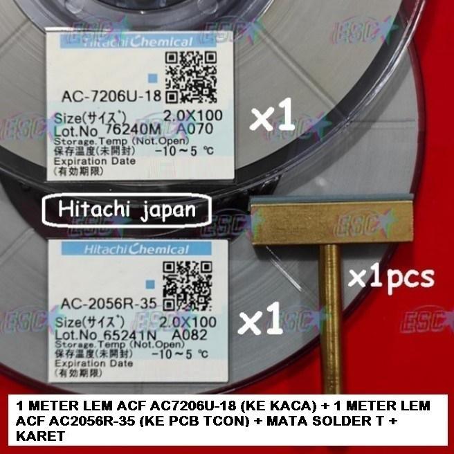 Jual Paket ACF AC 7206 + AC 2056 + Mata Solder T Lem Perekat Fleksibel Cof - Kota Pontianak ...