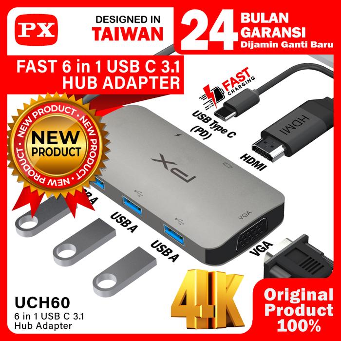 Promo USB Hub Converter Type C Hub Adapter Laptop Macbook Ipad Tablet ...
