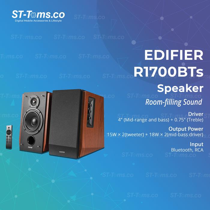 Promo Edifier R1700BTs / R 1700BTs / R1700 BTs 2.0 Active Bookshelf DSP ...