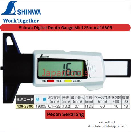 Jual Shinwa Digital Depth Gauge Mini 25mm #19305 - Kab. Bekasi - Japan Tools | Tokopedia