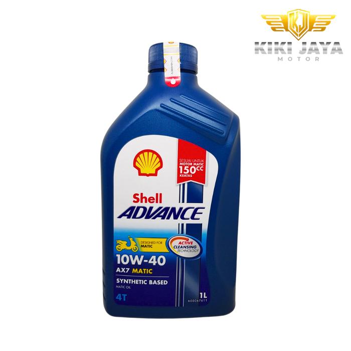 Jual OLI MOTOR SHELL ADVANCE 4T AX7 MATIC 150 CC 10W-40 1L - Kota ...