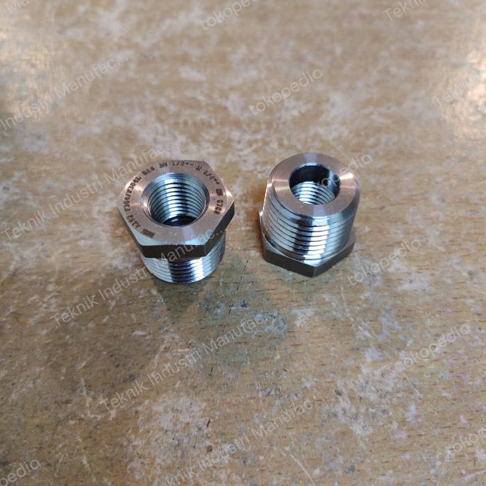 Jual Vlok/Vlog Ring Stainless Steel 304 Class 3000 Bushing 1" x 1/4 ...