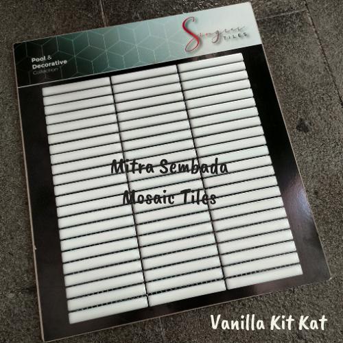 Jual Mosaic Singres Type Kit Kat Vanilla Glossy Mosaic Dinding Shower - Kota Depok - MITRA ...