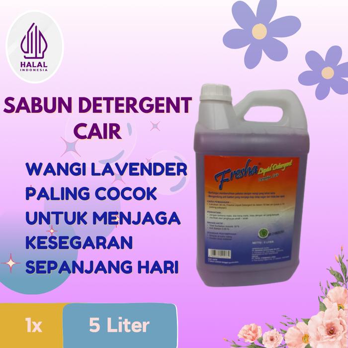 Jual Sabun Detergent Cair Fresha Liquid Detergent 5 Liter - Jakarta ...