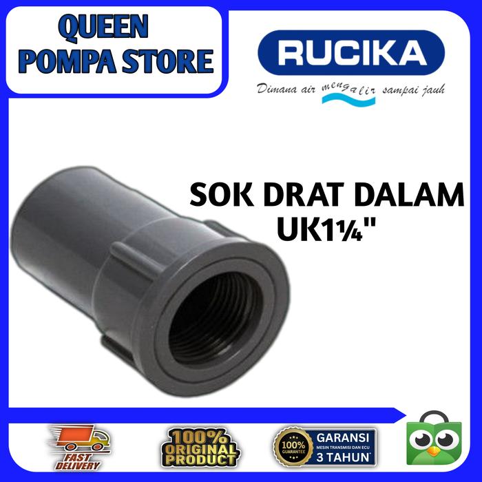 Jual SOK DRAT DALAM RUCIKA UKURAN 1¼ inch atau SDD 1¼ inch Rucika ...