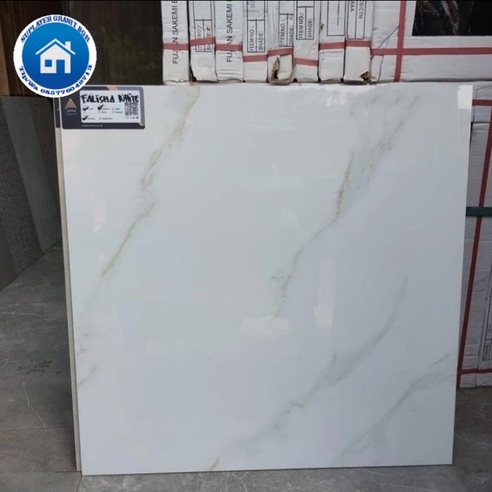 Jual Granit Lantai/Dinding 60x60 Falisha White Glazed Polished Kw1 By ...