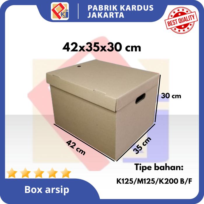 Jual KARDUS ARSIP/ BOX FILE BANTEX/ FILE PLASTIK UK42x35x30 cm - Kota Tangerang Selatan - PABRIK ...