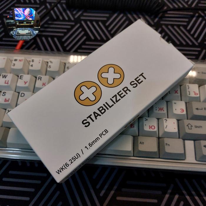 Jual TX Stabilizer Set WK 1.6mm PCB Mount Mechanical Keyboard - Kota ...