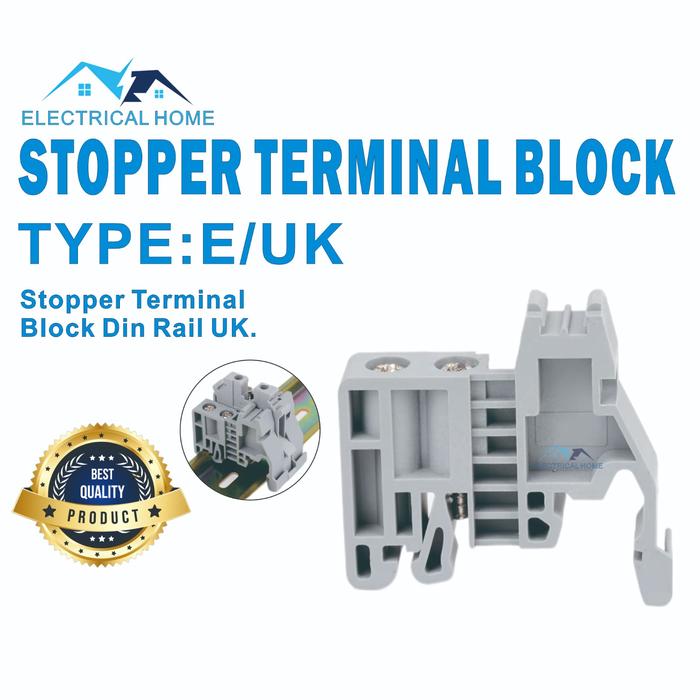 Promo Stopper Terminal Block UK Din Rail Type E/UK - Kota Surabaya ...