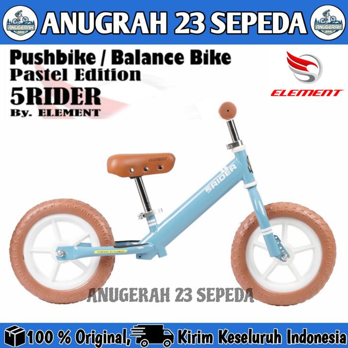Jual PushBike/ Balance Bike ELEMENT RMB 5 Rider 3.0 Pastel Ban Eva ...