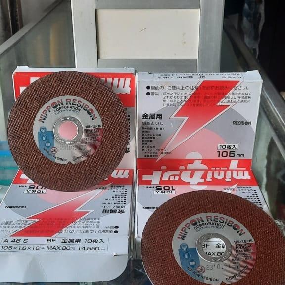 Jual BATU GERINDA POTONG NIPPON RESIBON 4" INCHI 105X1.6X16 NIPPON ...