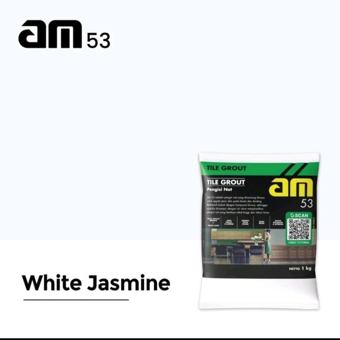 Jual Nat Keramik AM 53 Pengisi Nat Tile Grout Semen Warna - White ...