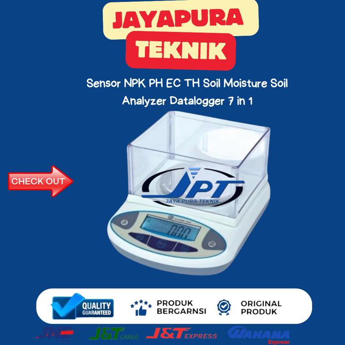 Jual Sensor NPK PH EC TH Soil Moisture Soil mAnalyzer Datalogger 7 in 1 - Jakarta Barat ...