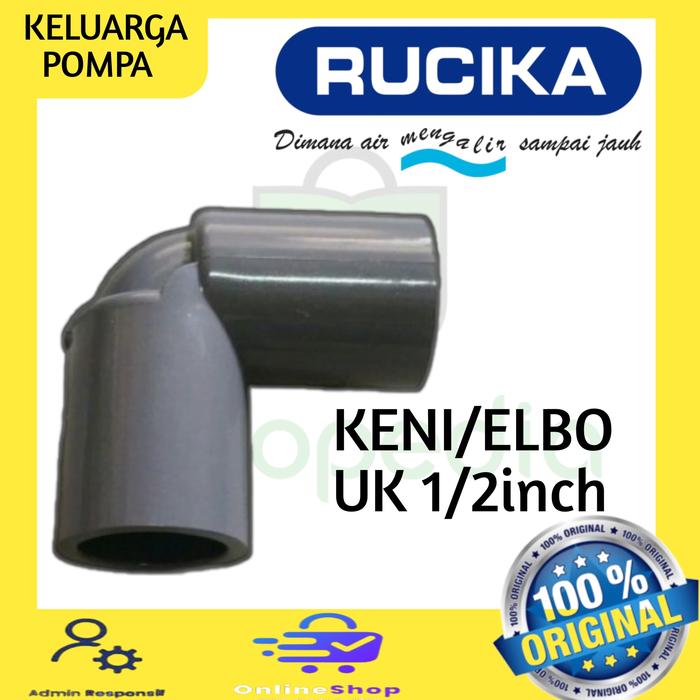 Jual KENI/ELBO RUCIKA UKURAN 1/2 inch atau Keni/Elbo 1/2 inch Rucika ...