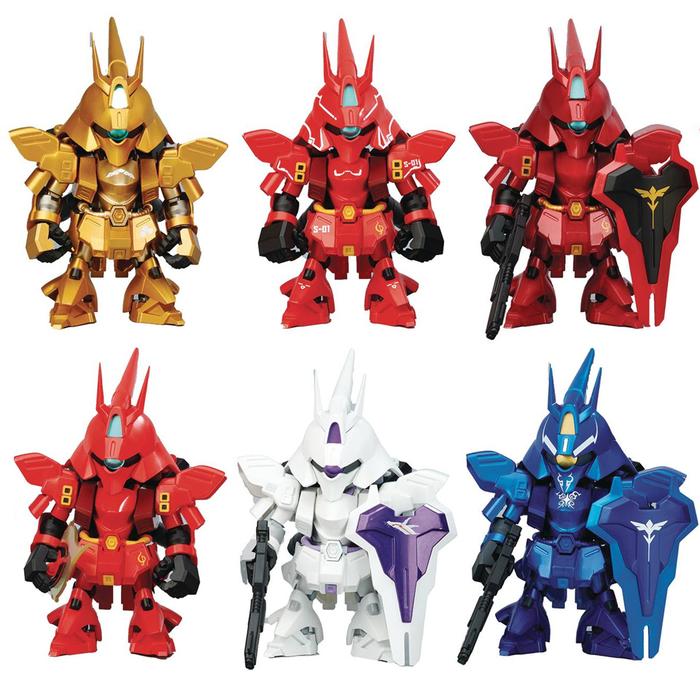Jual BANDAI NAMCO SAZABI MSN-04 QMSV Mini Figure Gundam char aznable no ...