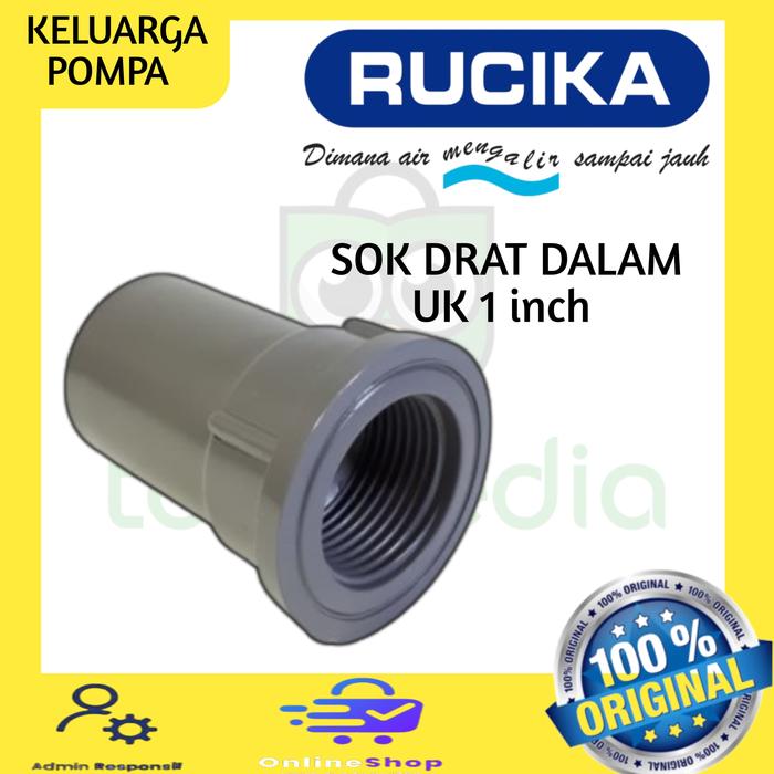 Jual SOK DRAT DALAM RUCIKA UKURAN 1 inch atau SDD 1 inch Rucika ...