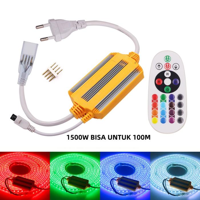 Jual CONTROLER NEON FLEX/LED STRIP RGB AC 220V (4 PIN)/ FLASHER NEON ...