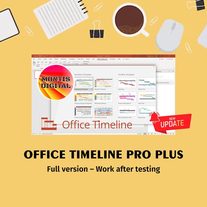 Jual DVD Office Timeline Pro Plus Edition 2024 Addons PPT Desain ...