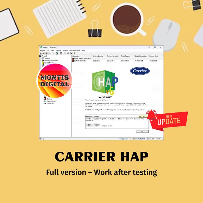 Jual DVD Carrier HAP 2024 v6.2 Full HAP building Hourly Analysis Program - Jakarta Selatan ...
