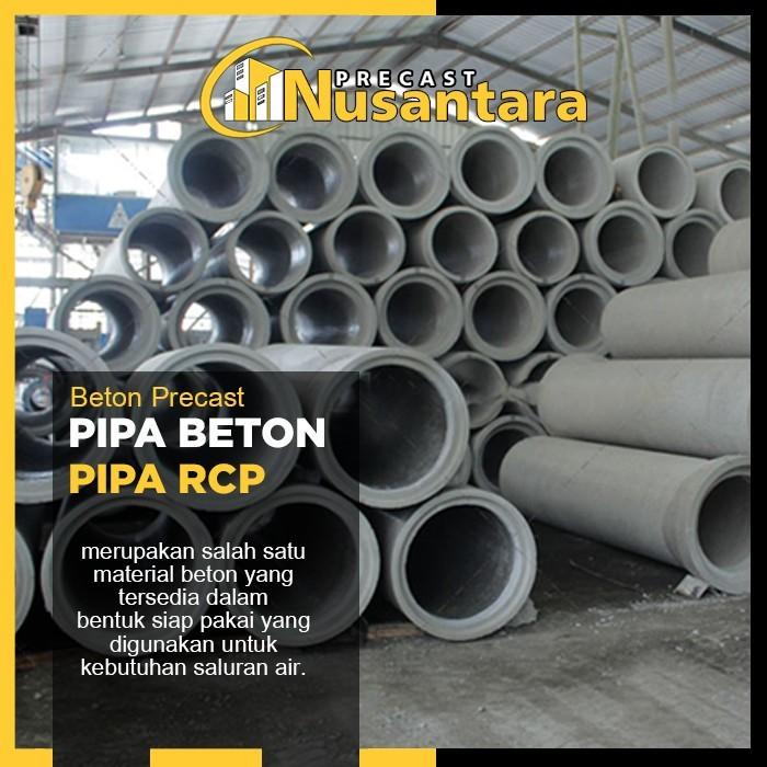 Jual Pipa Beton RCP 400 RJ X 2450 mm / Pipa Beton / Buis Beton 40 ...