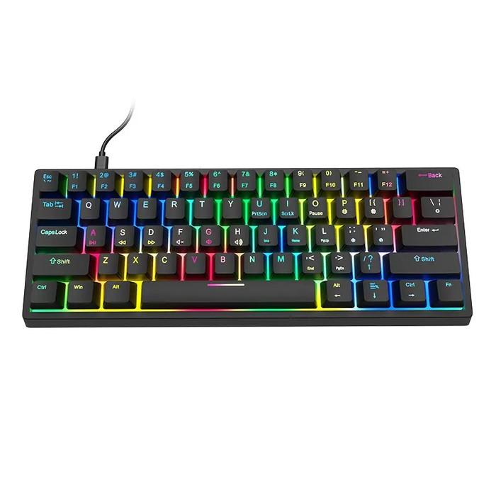 Jual 1UP Compact 61-Key Mechanical Gaming Keyboard with Dynamic RGB ...
