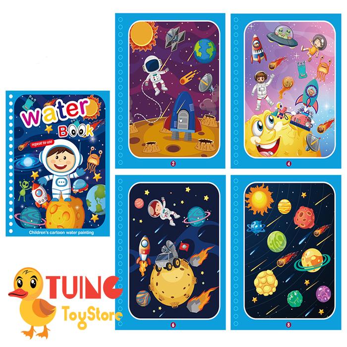 Jual Magic Water Painting Animal Series | Magic Water Book | Reusable ...
