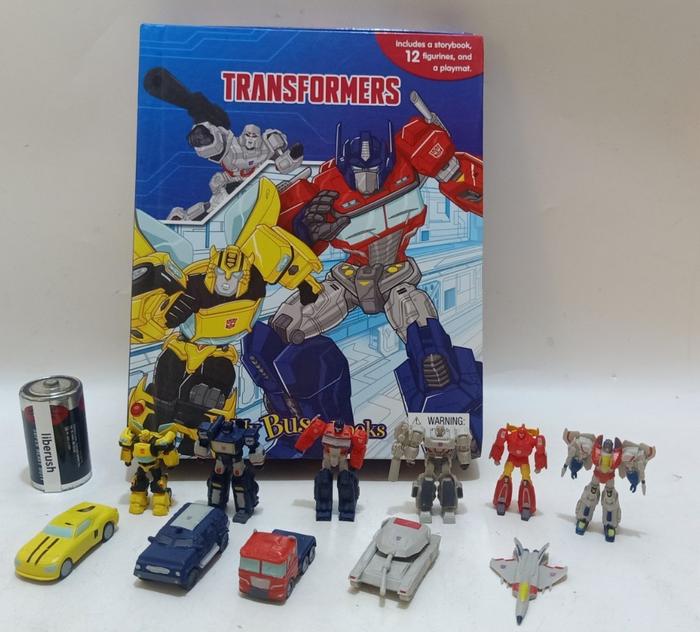 Jual hasbro transformers my busy books story book with action figure ...