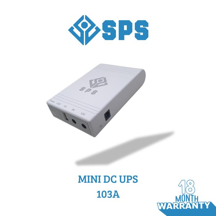 Promo Mini DC UPS SPS 1036P Uninterrupted 36W 10.400 mAh 12V, 9V, 5V ...