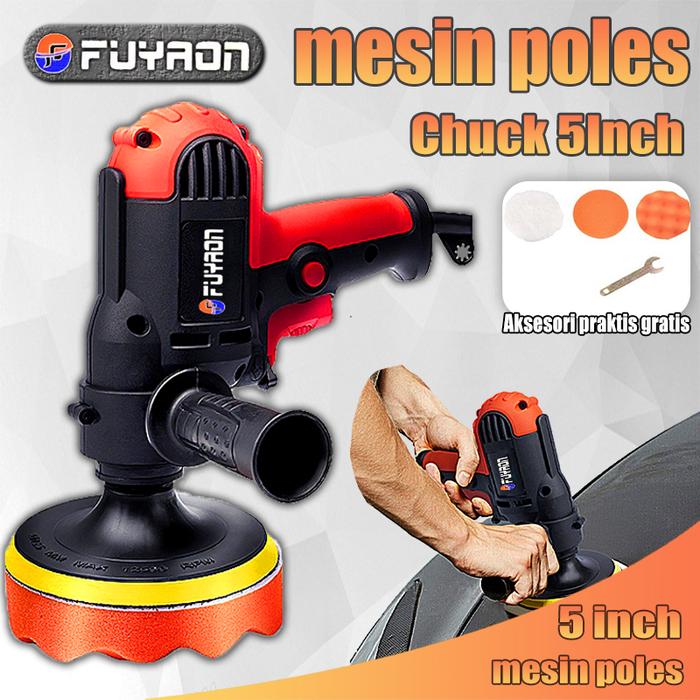 Promo FUYAON Mesin poles 2in1 850W mesin poles variable speed mesin ...