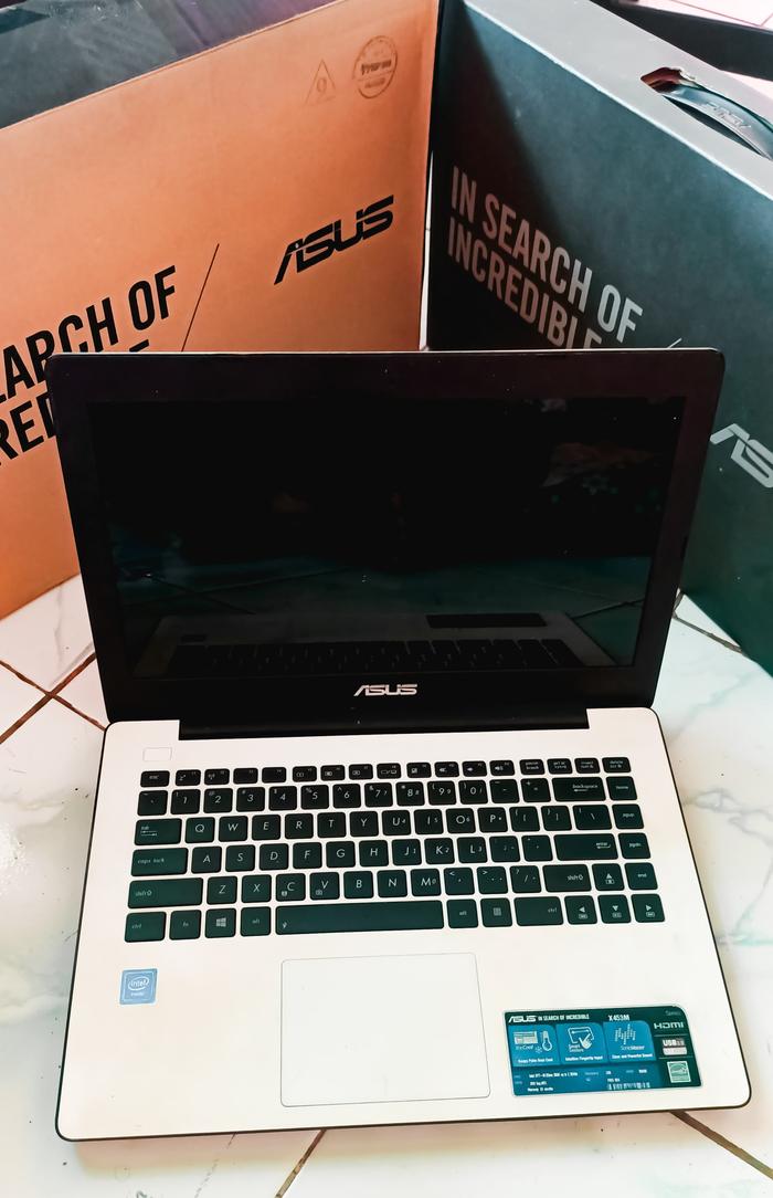 Jual laptop [asus x453m second] - Kab. Bekasi - Queennet cell | Tokopedia