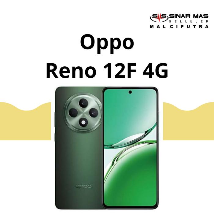 Promo Oppo Reno 12F 4G 8/256GB New - Olive Green Cicil 0% 3x - Kota ...
