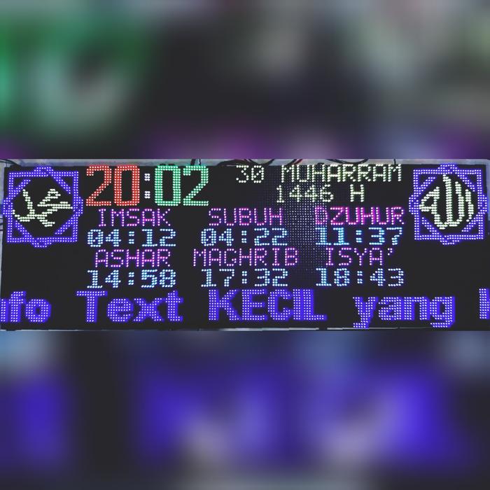 Jual Controller JWS RGB, Kontroler JWS 2 baris panel P5 setting wifi ...