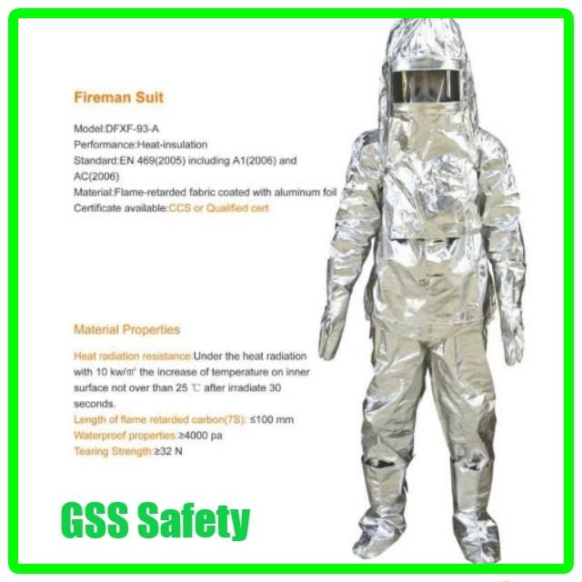 Jual Fireman Suit Aluminized Complete Set / Baju Aluminized Pemadam ...
