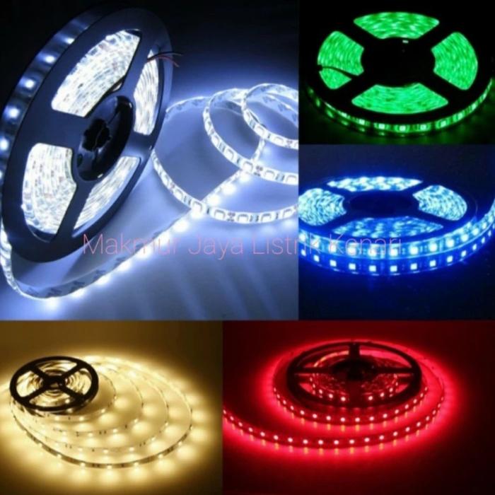 Promo LAMPU LED STRIP MATA 5050 MATA BESAR SMD IP33 INDOOR 5M 5METER ...