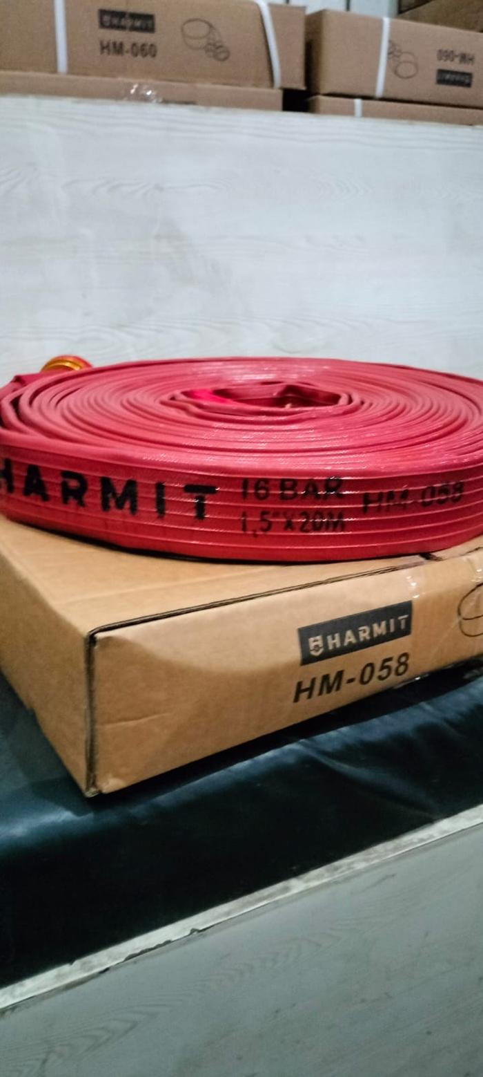Jual Selang Pemadam Rubber Harmit HM-058 1,5" x 20 M / Fire Hose Harmit ...